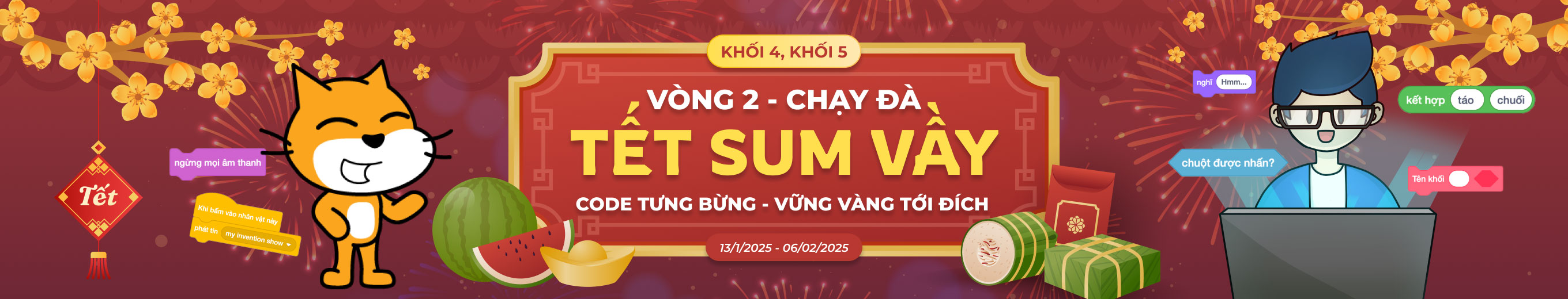 Lập trình thiếu nhi - “Chạy đà” đón xuân sang | CodeLearn