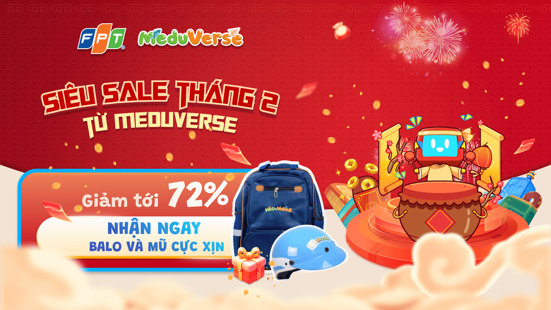 Siêu sale tháng 2 Meduverse - Giảm Gói thành viên lên tới 72%